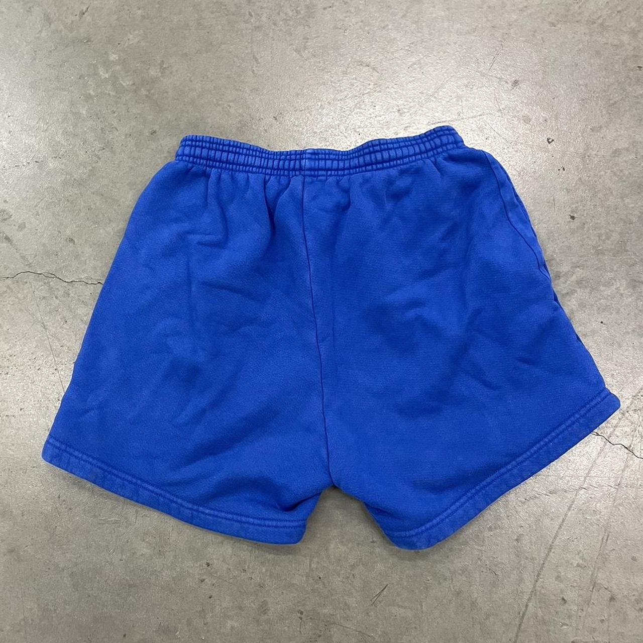 Madhappy Women's Blue and Yellow Shorts | Depop