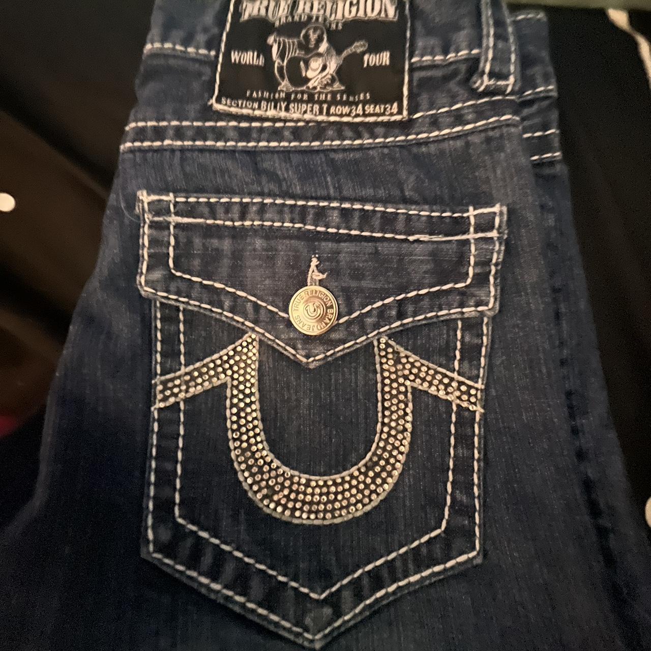 #Truereligion sparkle jeans. Perfect condition dm... - Depop