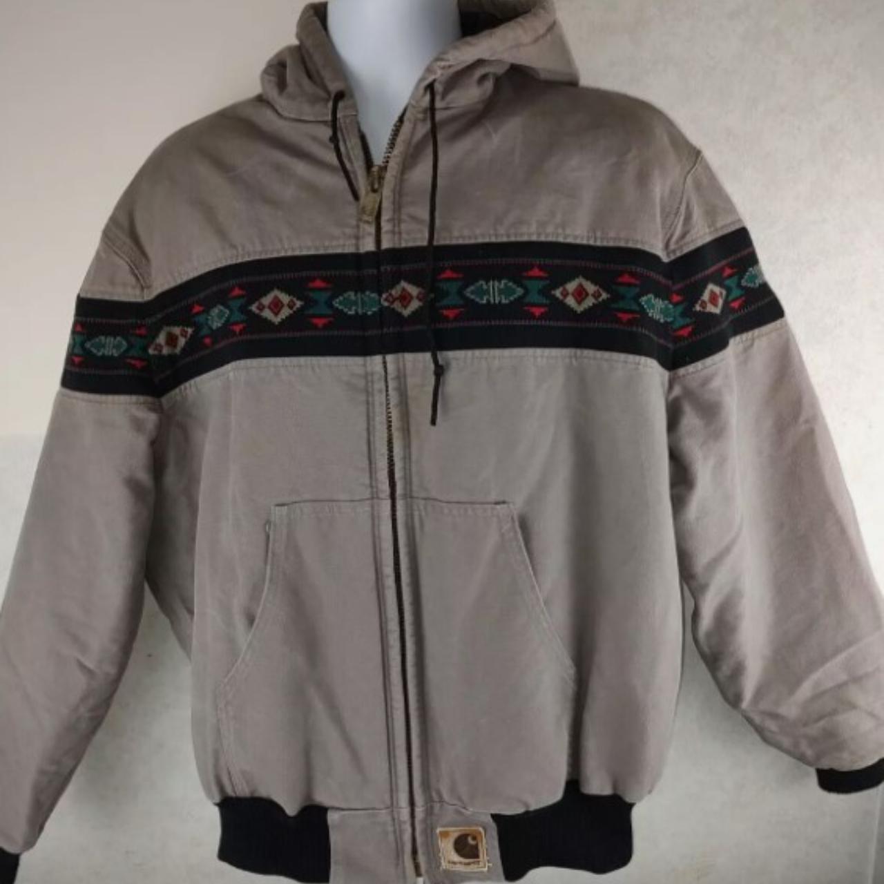 Carhartt Active Jacket Aztec Men’s X-Large Regular... - Depop