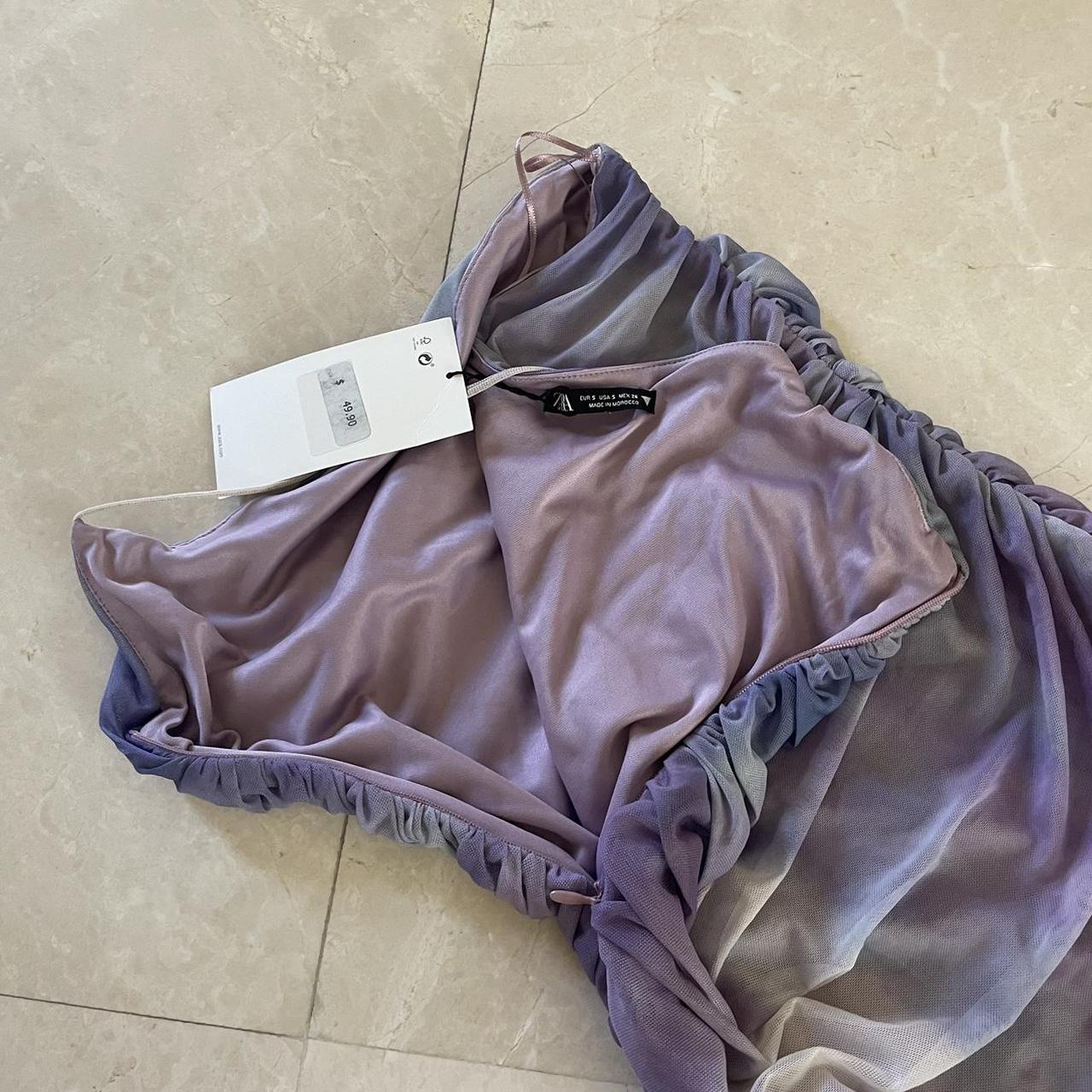 - Zara Multicolor Sheer Dress - size: S - brand:... - Depop