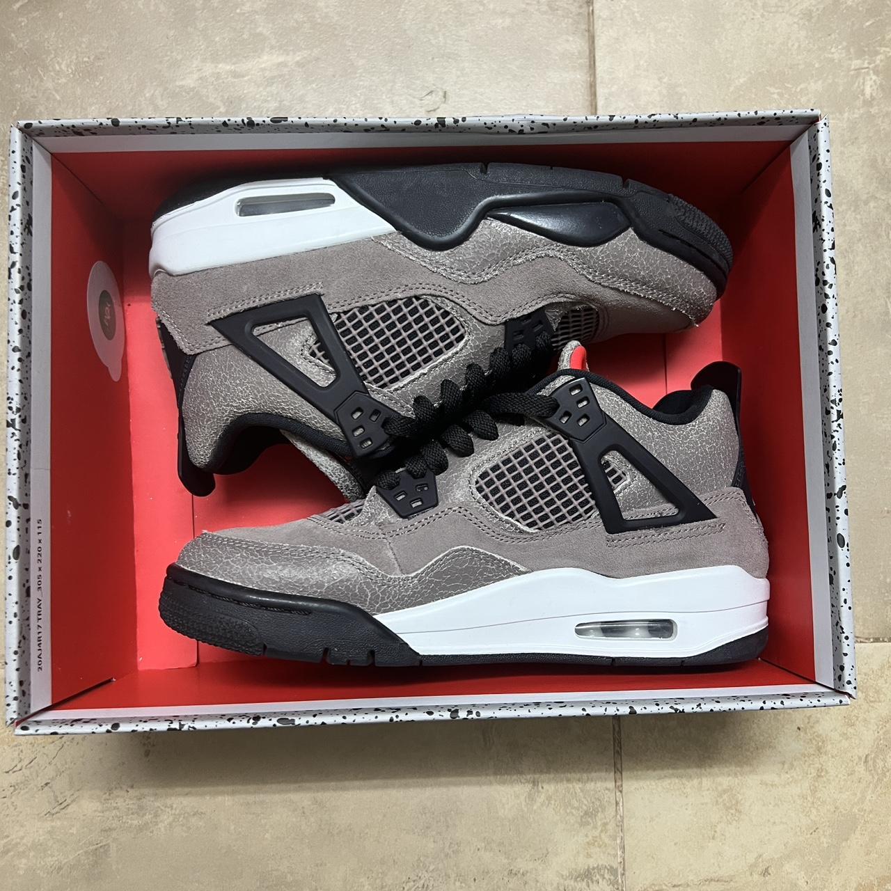 Air Jordan 4 retro Taupe Haze (GS) size 6Y : Box is... - Depop