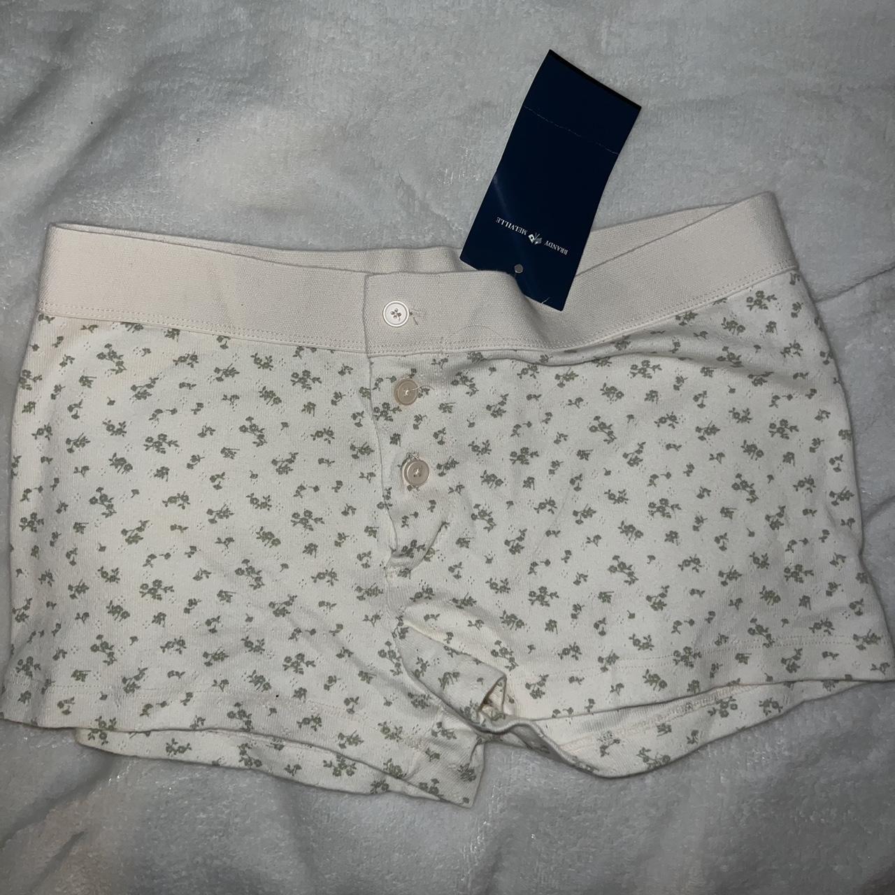 Brand new with tags Brandy Melville cotton boxer... - Depop