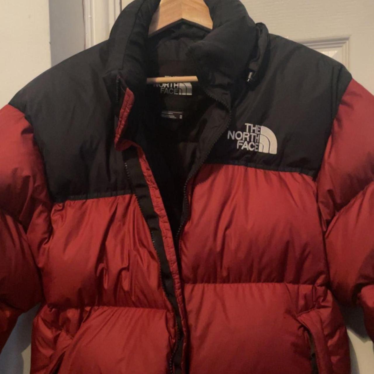Red North Face Puffer Jacket Size Medium (Men’s) -... - Depop