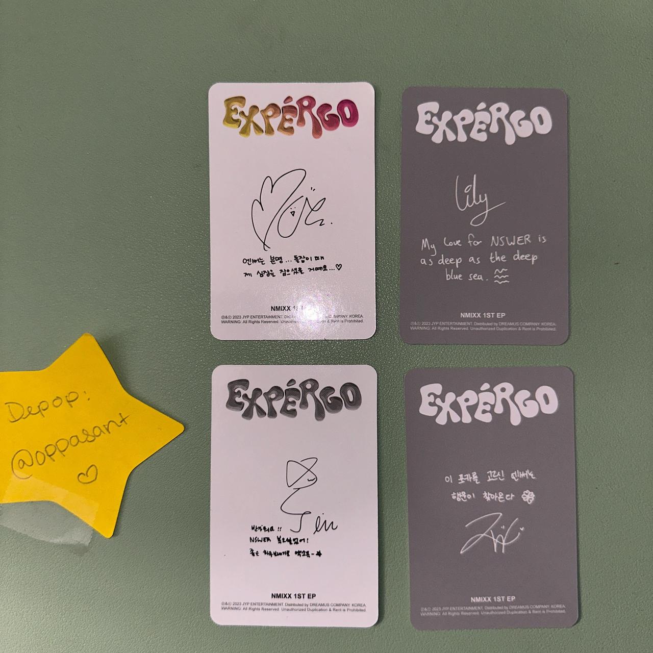 Nmixx Expérgo Photocards! $5 each or $8 for 2! +... - Depop