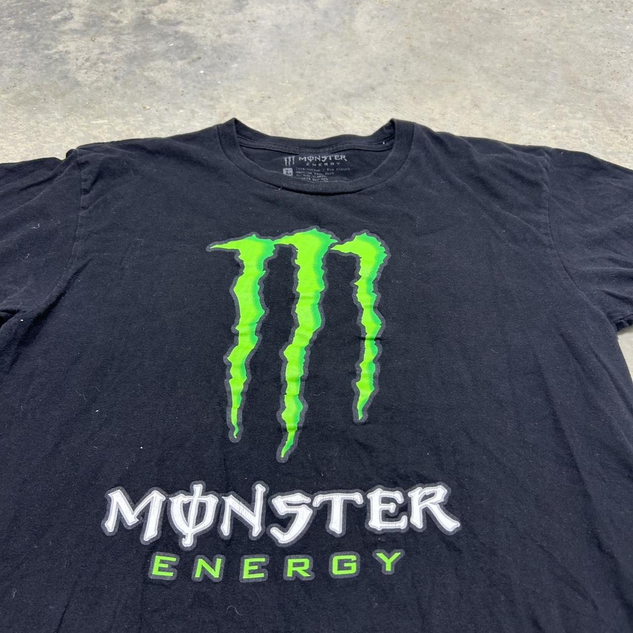 Vintage Y2K Monster Energy Graphic T-Shirt 9/10... | Depop