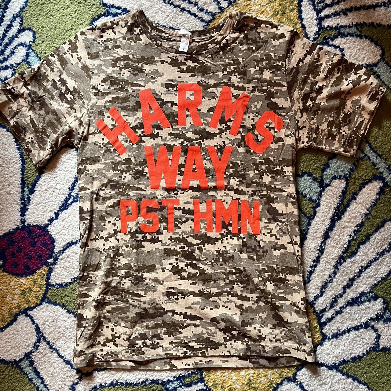 Harms Way camo t shirt, size S No visible flaws,... | Depop