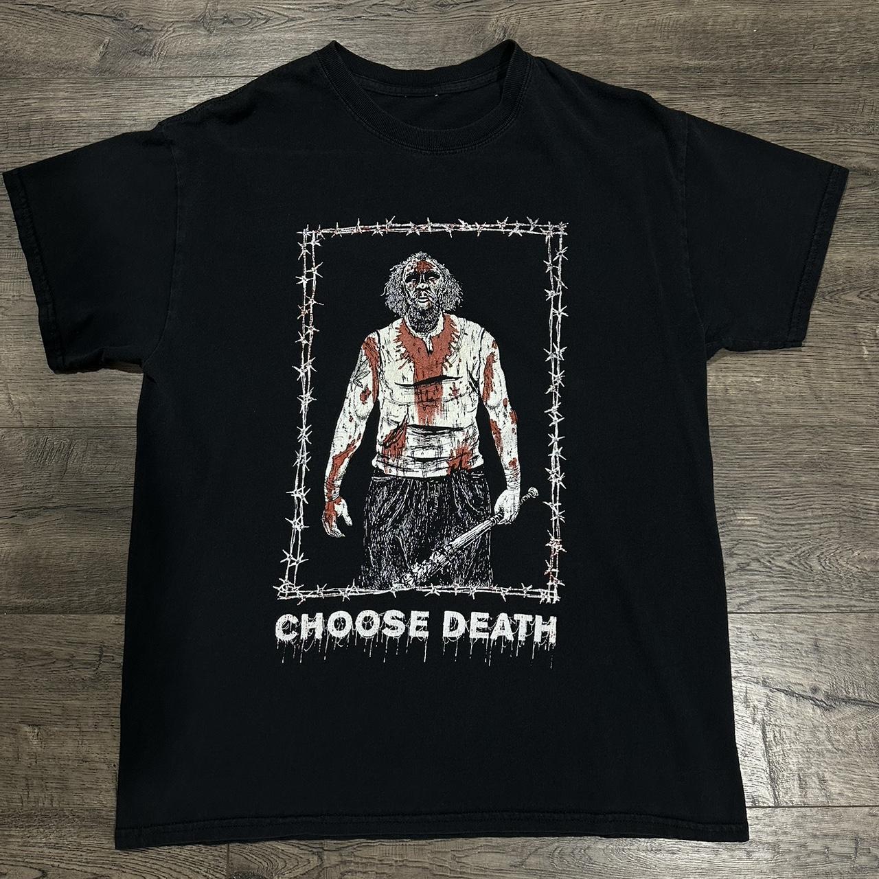 Necro butcher bootleg choose death shirt by private... - Depop