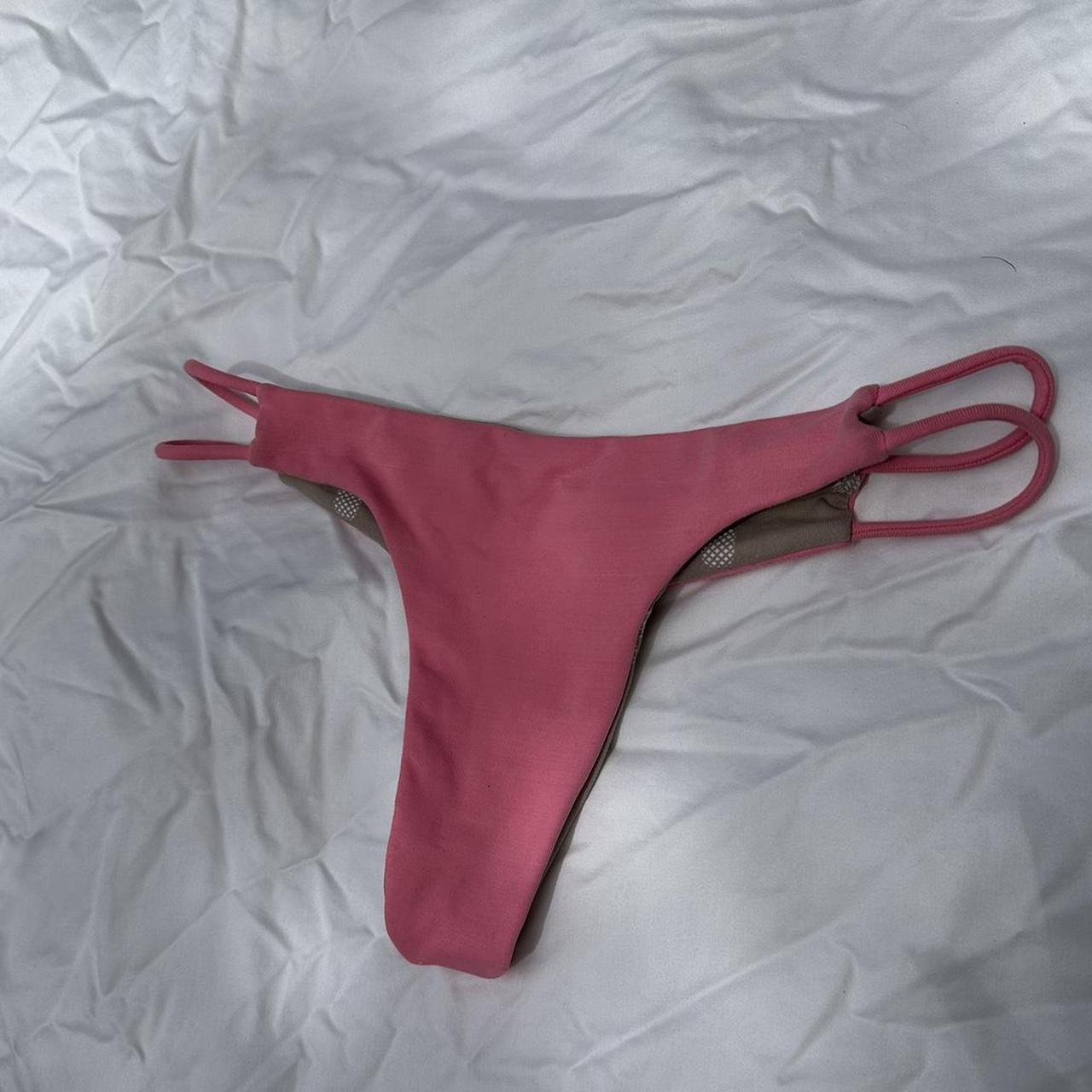 Midori Bikinis// whale tail bottom// Super Pretty Pink - Depop