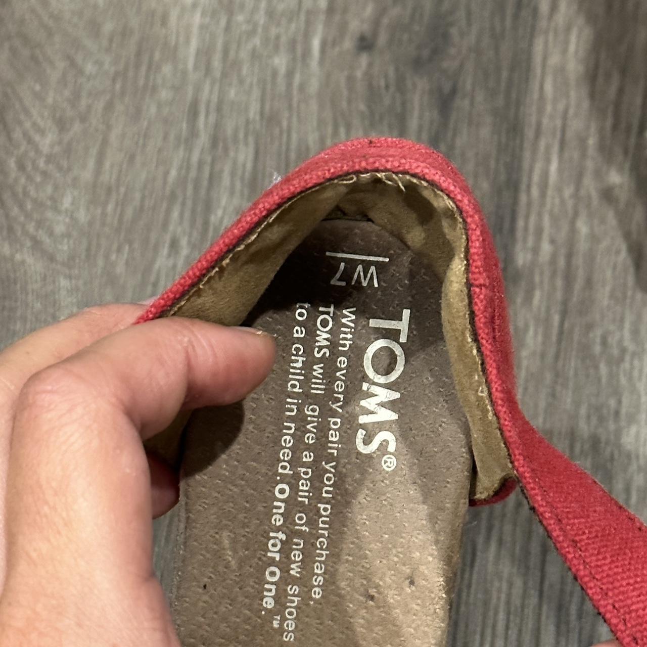 black and tan toms heels! size 7! - Depop