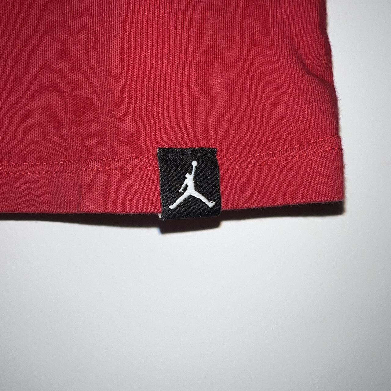 Red Jordan T-shirt Size small Never worn but tags... - Depop