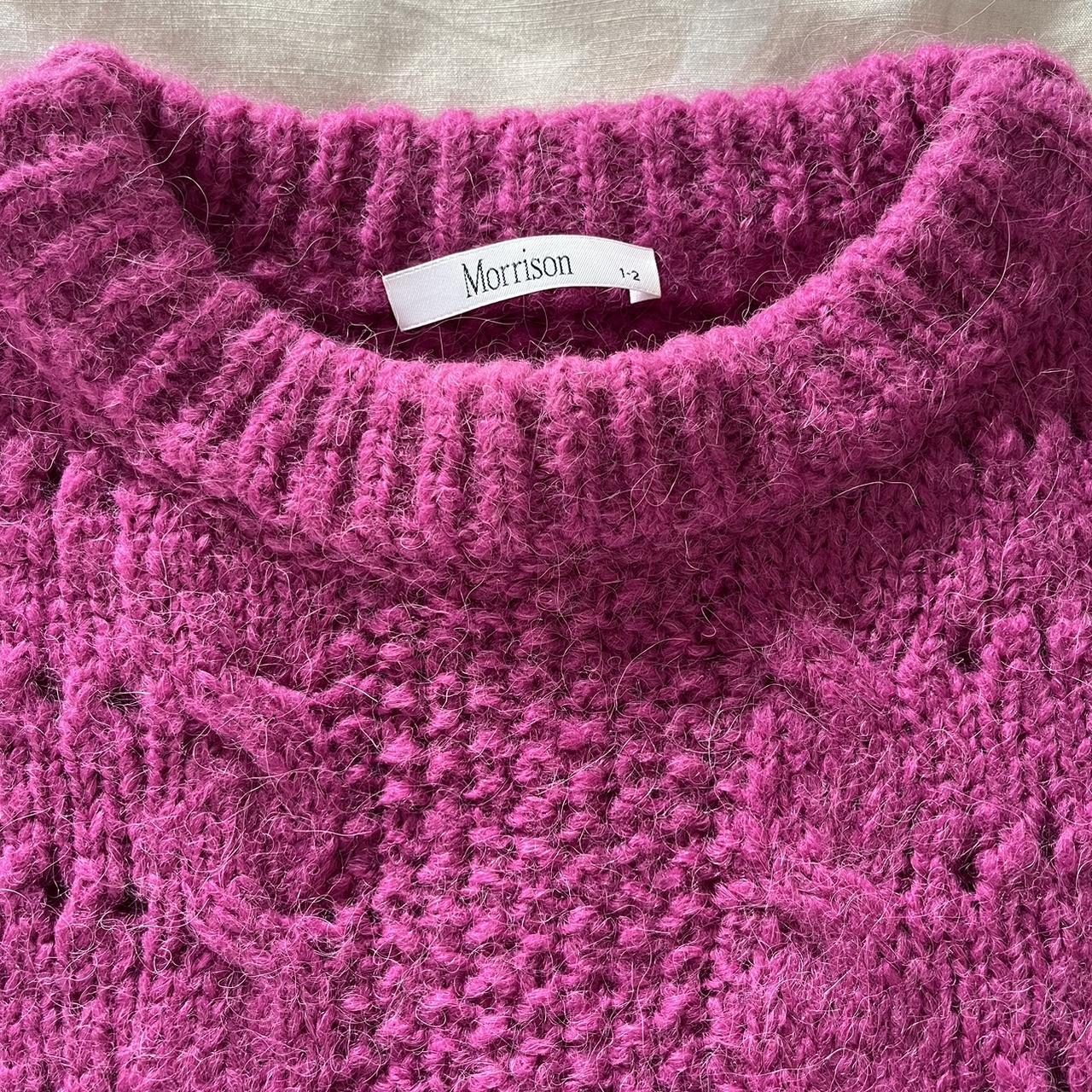 Morrison Pink knit seater worn handful times. RRP... - Depop