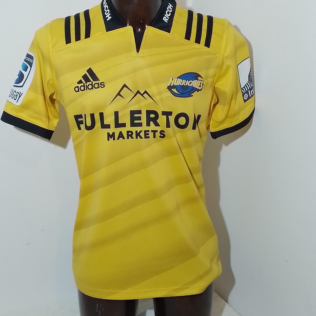 WELLINGTON HURRICANES rugby jersey ADULTS... - Depop