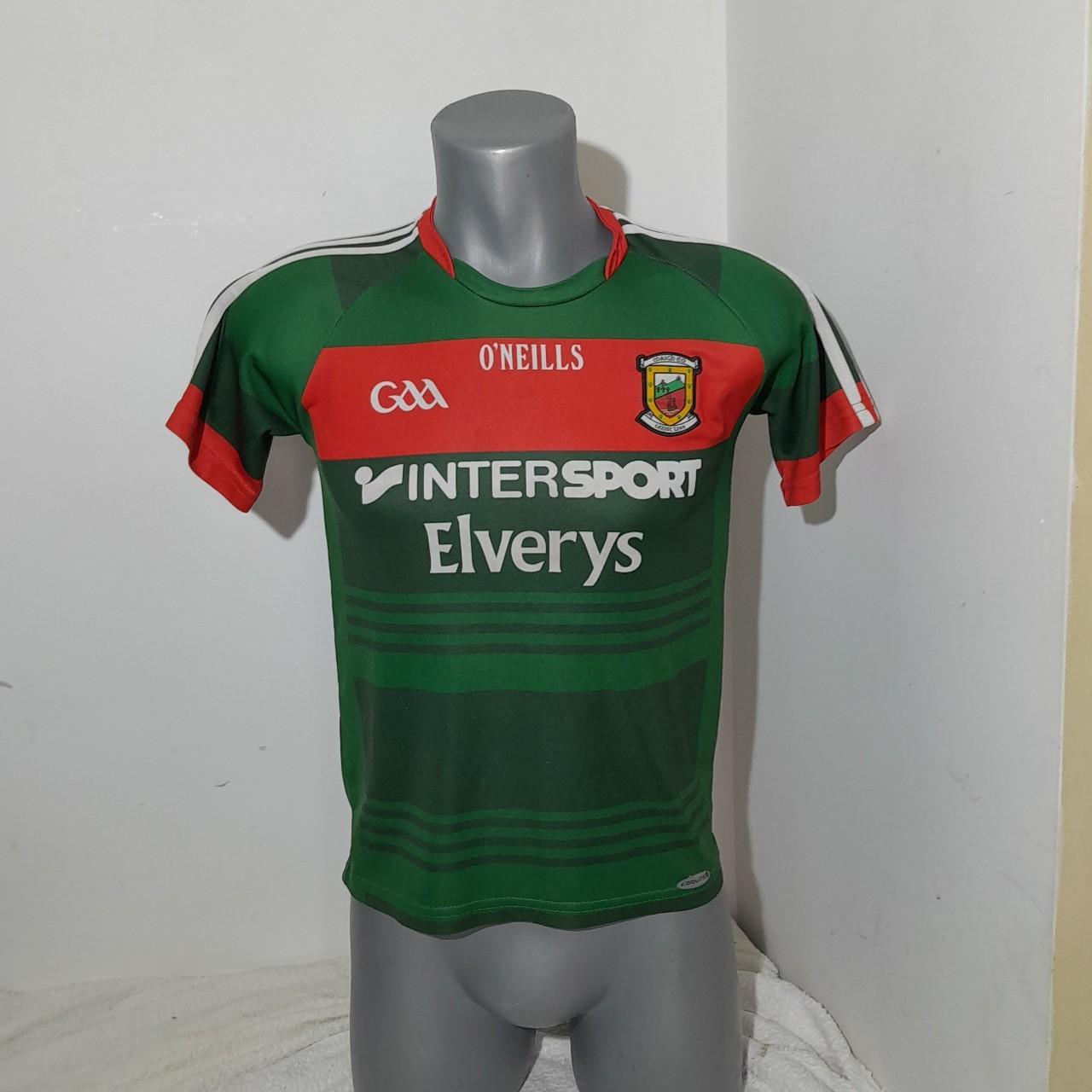 MAYO GAA gaelic football jersey YOUTH 10-11... - Depop