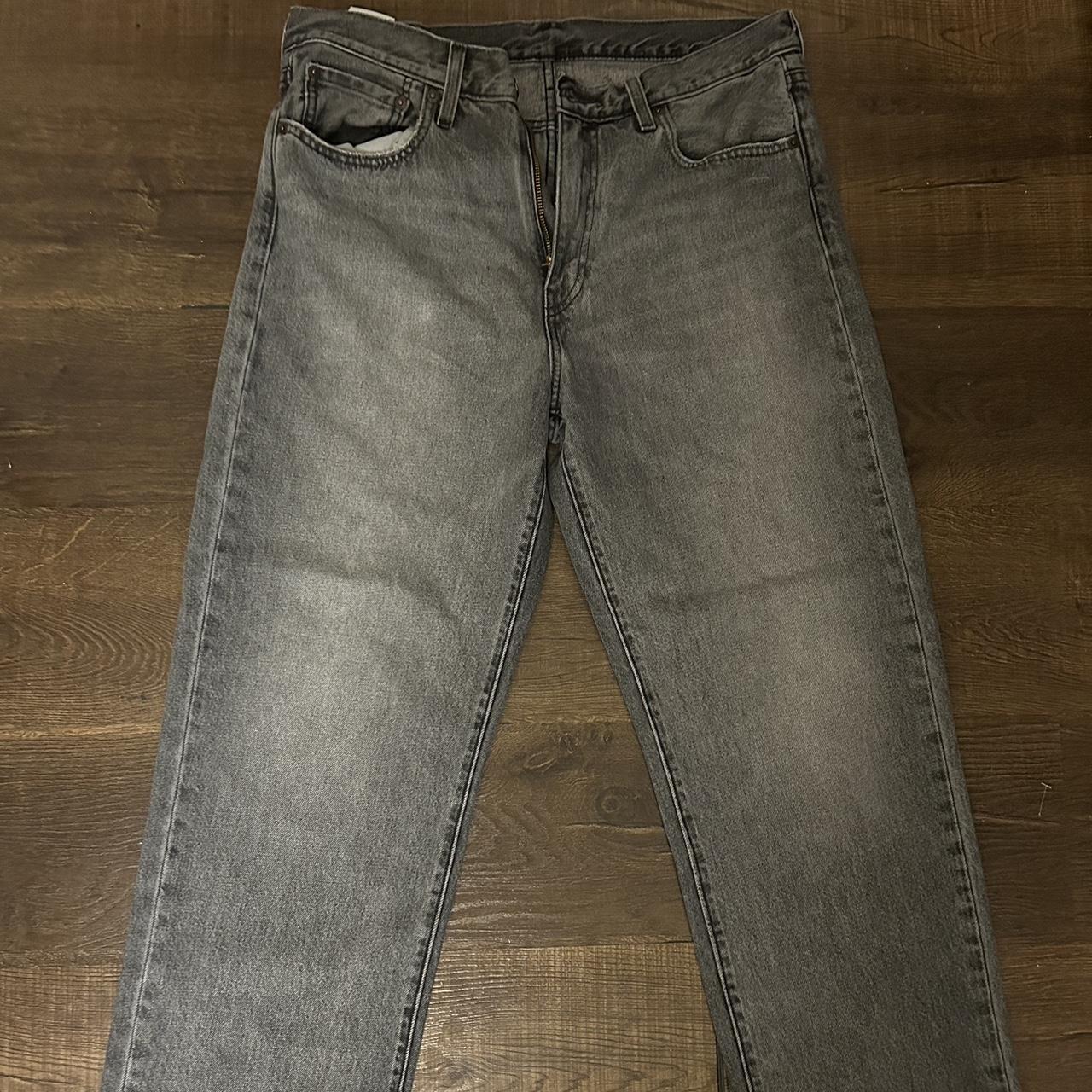 Faded Gray Baggy Levis Jeans Size 33/32 Insane... - Depop