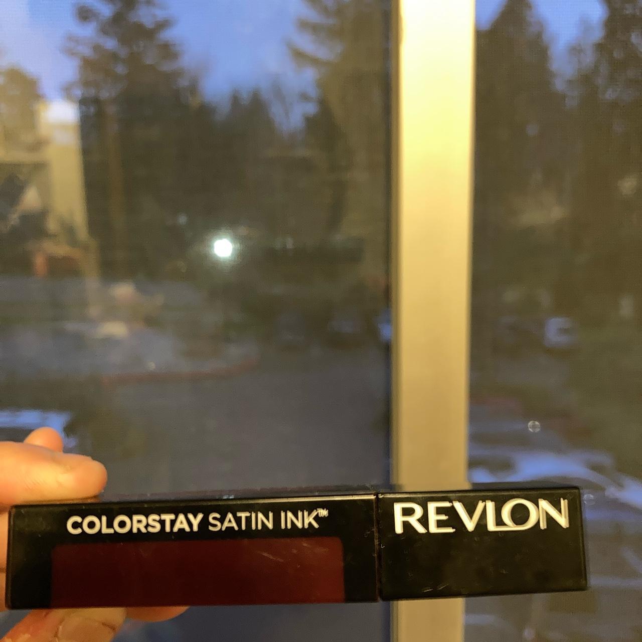 Stunning deep berry red liquid lipstick from Revlon!... - Depop