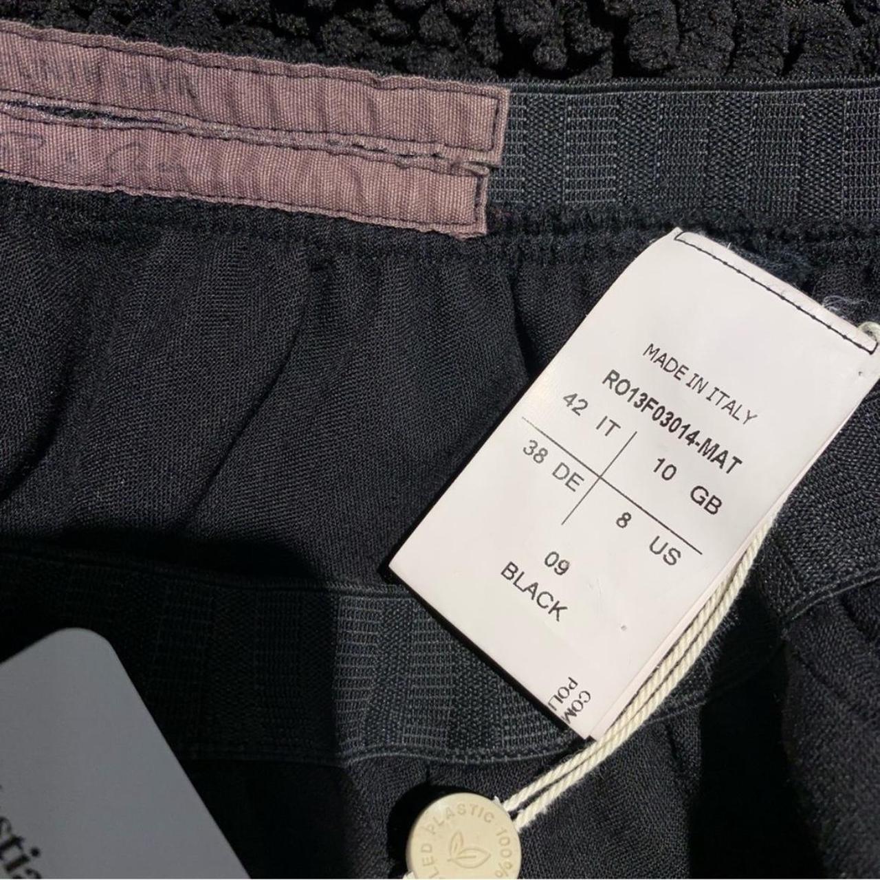 Rick Owens Skort Size It 42 Us 8 Inky Black Color Depop