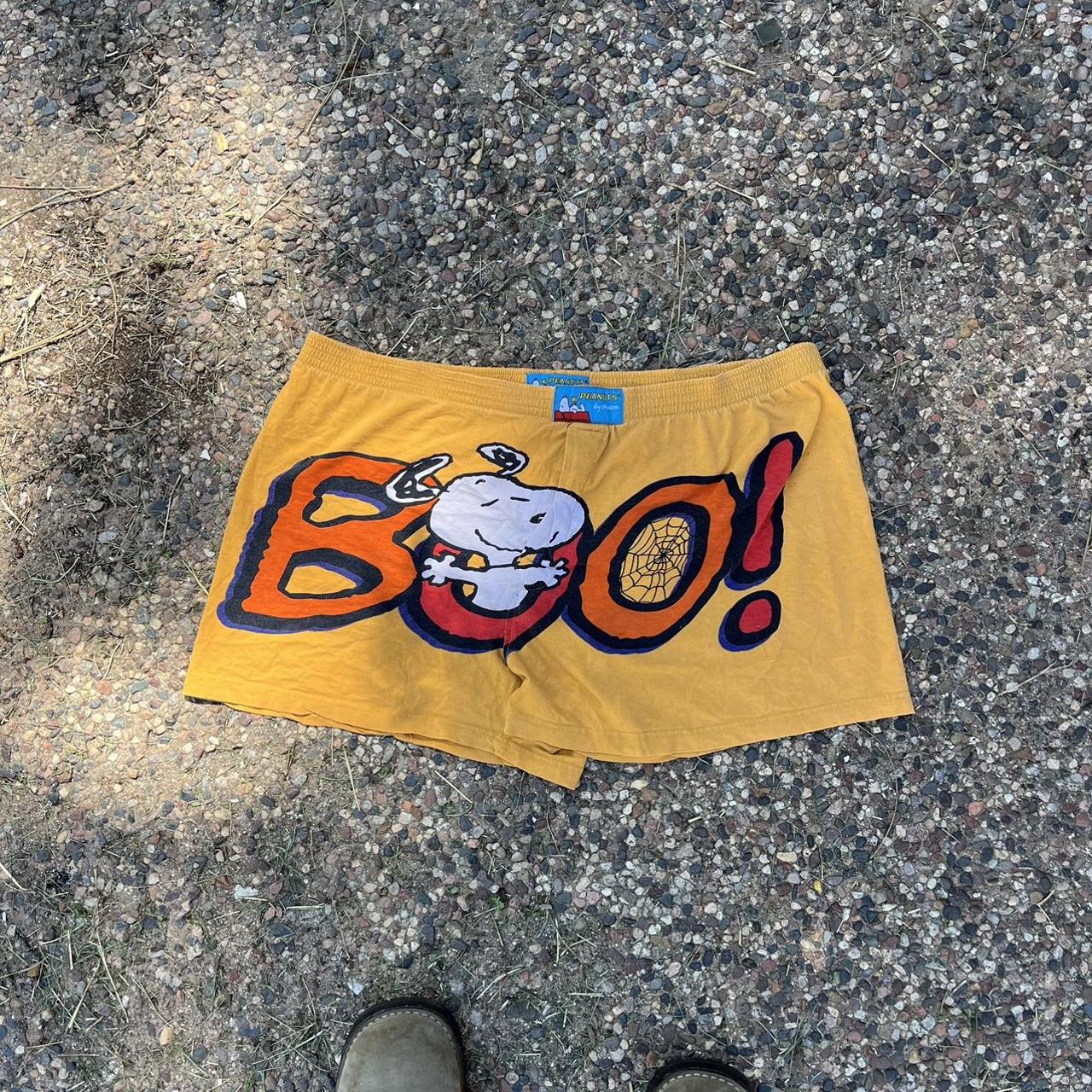 Cute Halloween snoopy boxers in size... - Depop