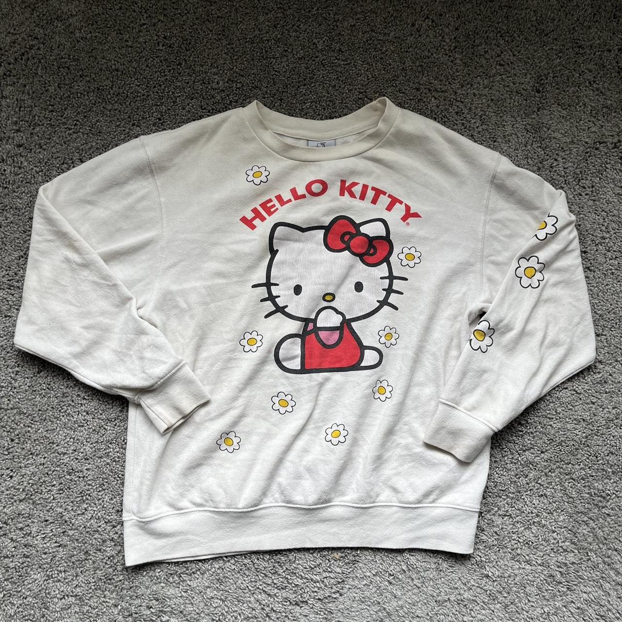 Hello Kitty Sweater Size M OBO - Depop
