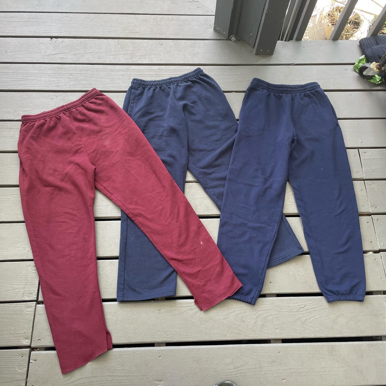 3 Vintage 90s Sweatpants Size - Small Condition -... - Depop