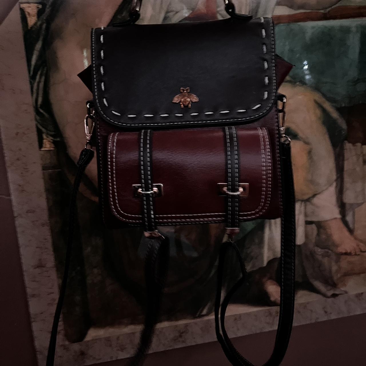 bee backpack mini bag used lightly grunge fairycore - Depop