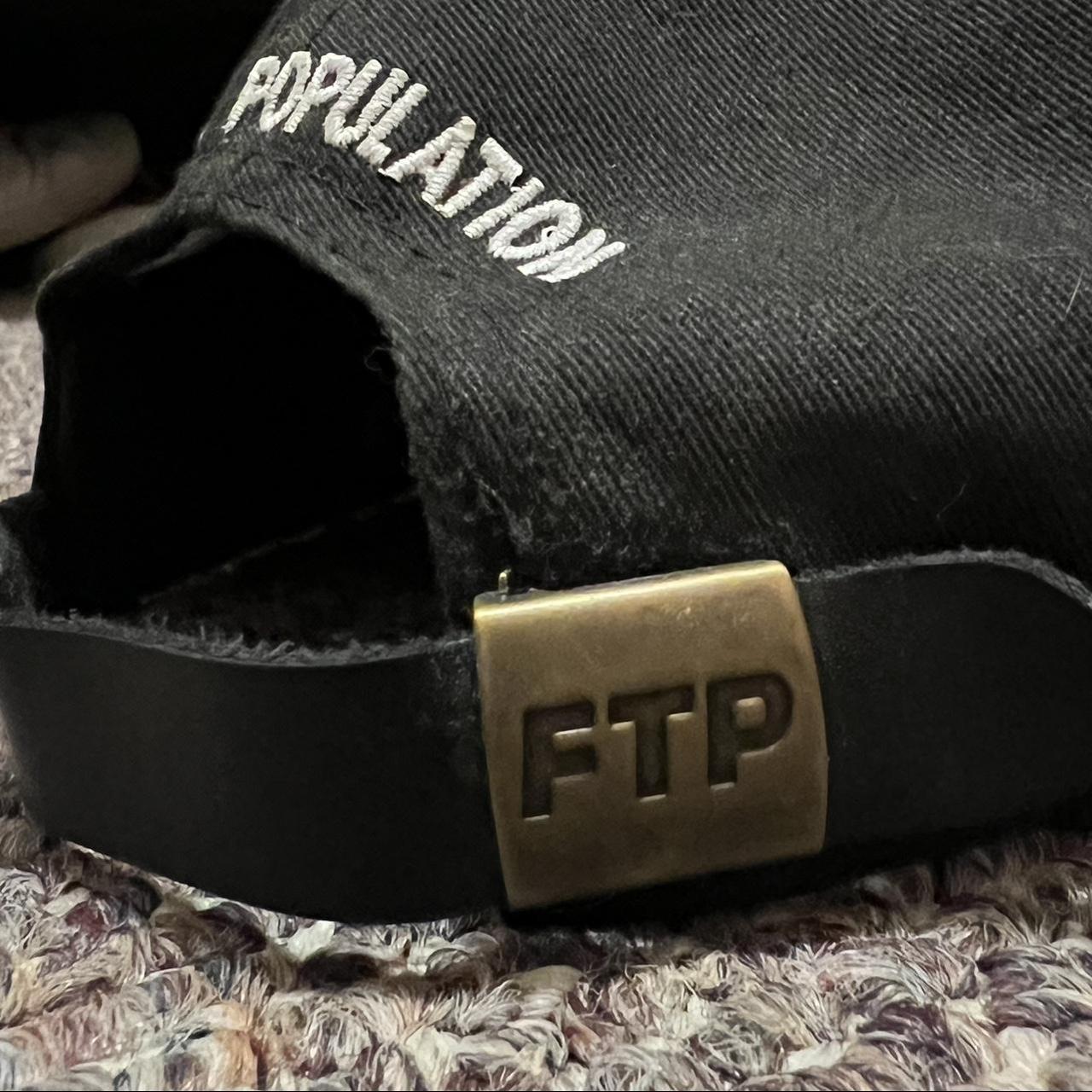 FTP 6 panel hat Under the bill is green Great... - Depop