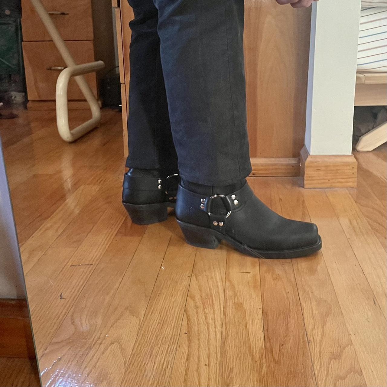 Frye Harness 12R Women’s Boot in Black. These boots... - Depop
