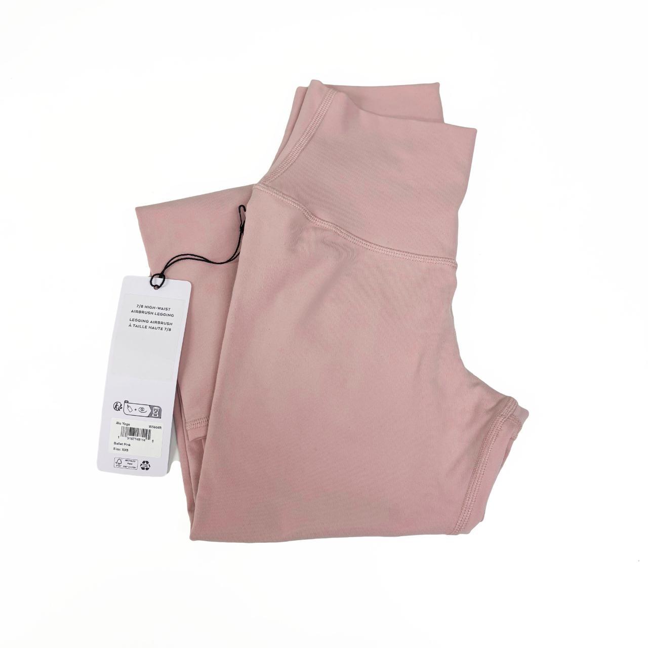 Alo Yoga 7/8 High-Waist Airbrush Legging - Ballet... | Depop