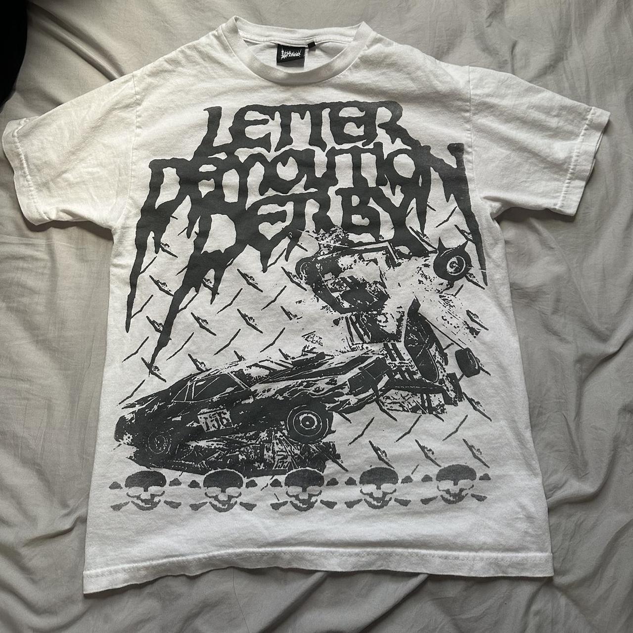 Letter shirt redrum dogpound stunt365 polar... - Depop