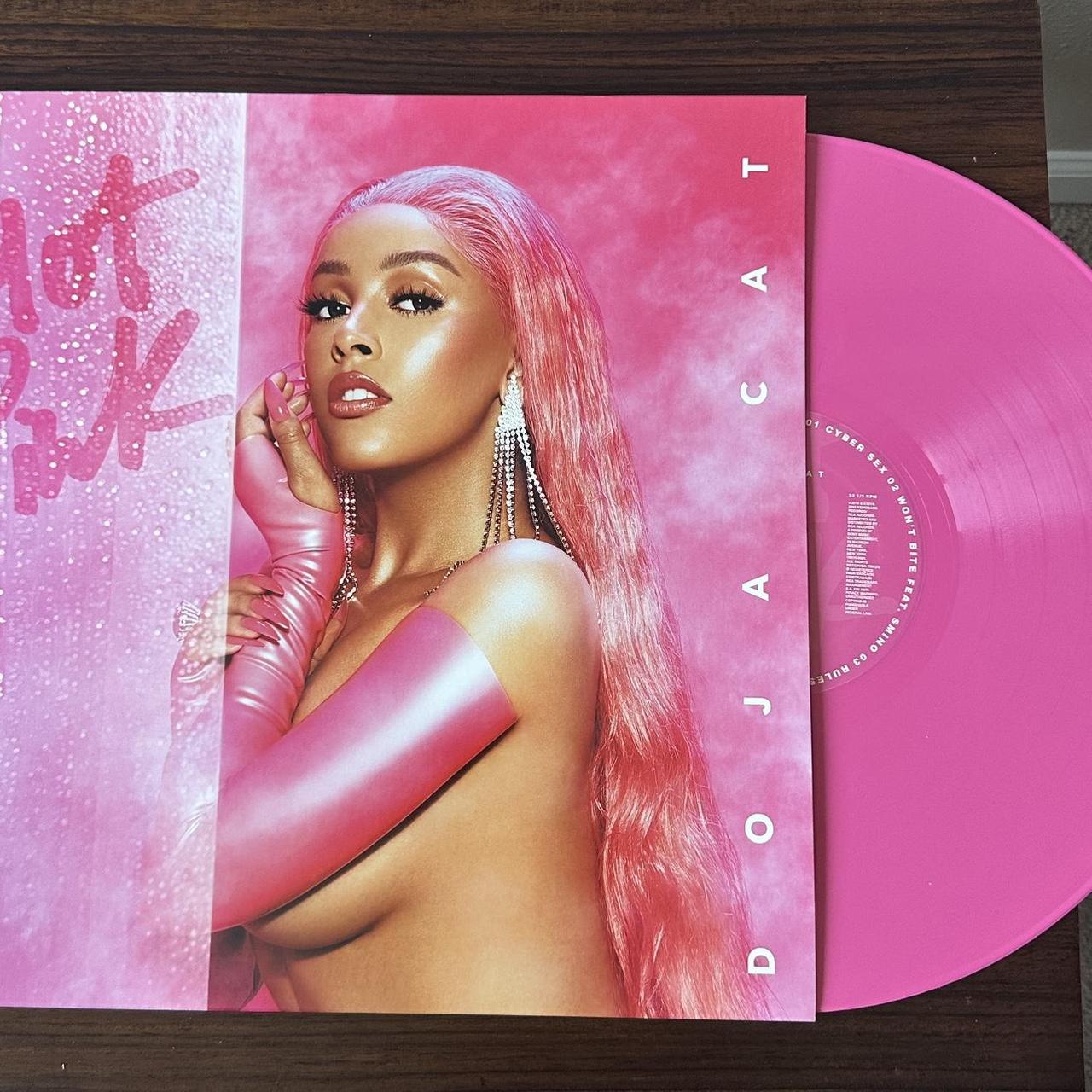 Hot Pink Vinyl Doja Cat Hot Pink Vinyl Depop