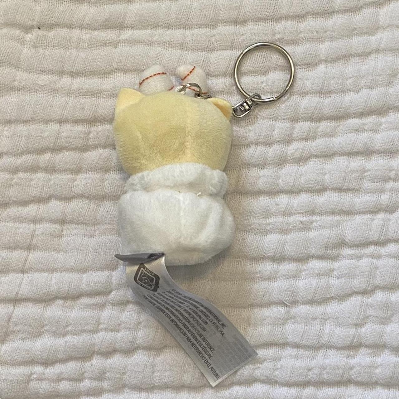 nyan nyan nyanko plush keychain cat in a dumpling... - Depop