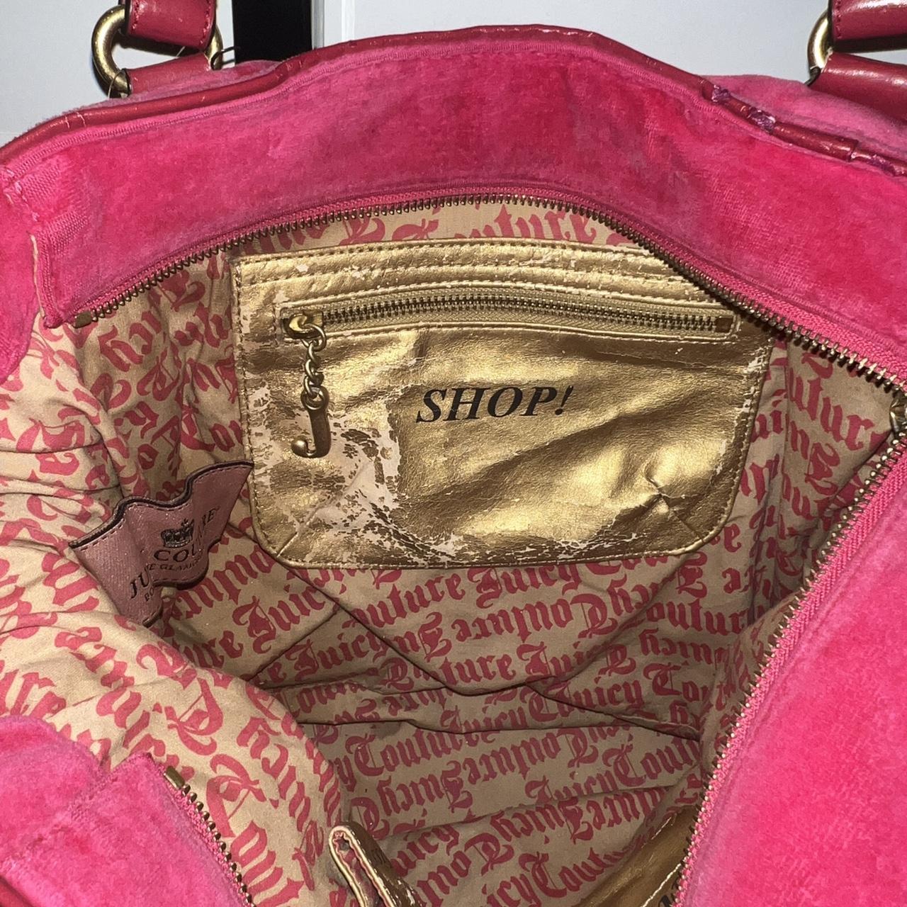 Vintage Pink Juicy Couture Tote Bag Handbag Purse... - Depop