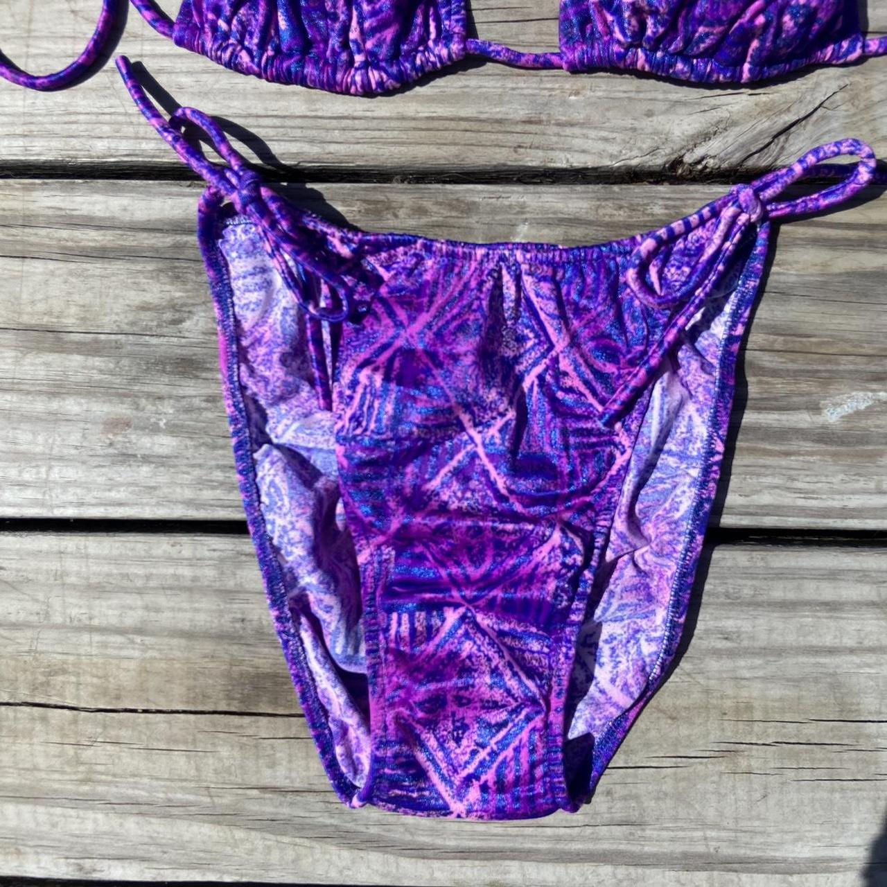 Vintage 90s does 80s Venus brazilian bikini in a... - Depop