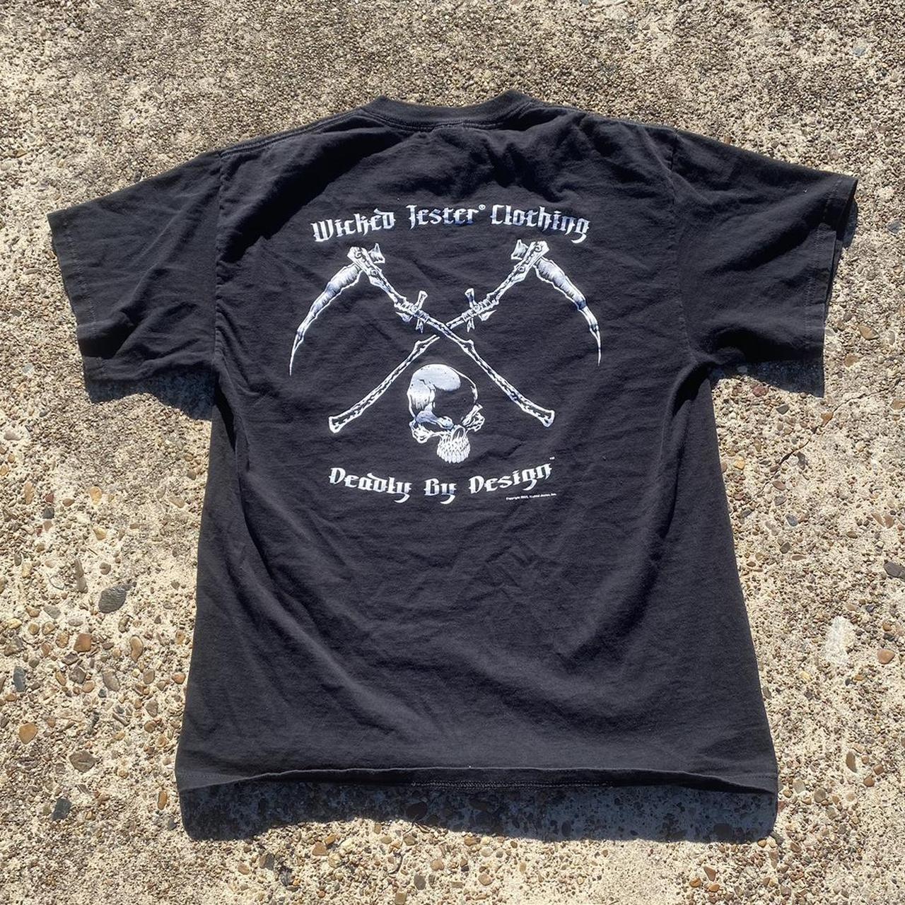 Vintage Wicked Jester T-shirt-Large... - Depop