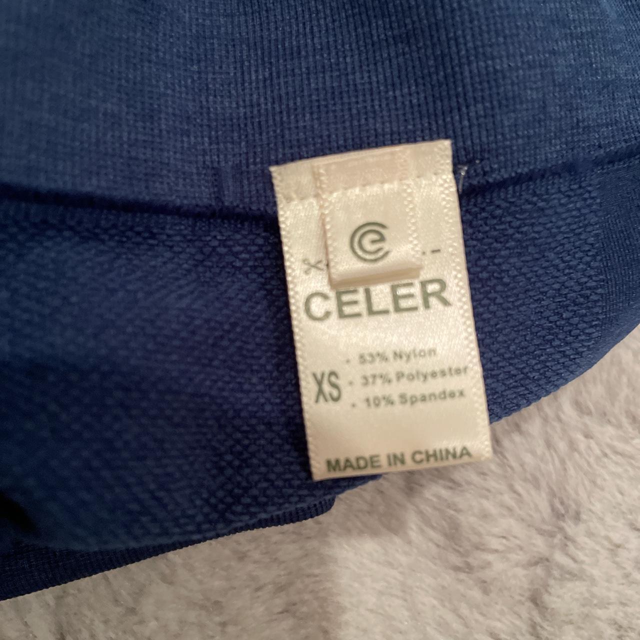 -celer Amazon shorts -navy blue -never worn -size xs - Depop