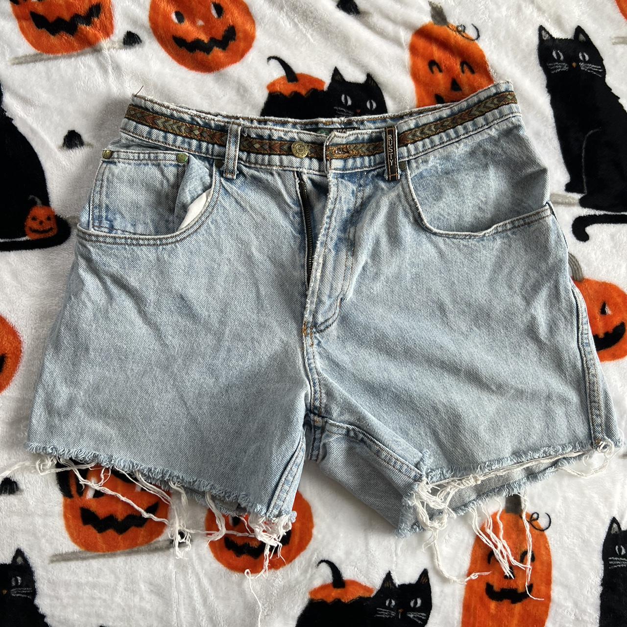super sick Rusty brand frayed shorts with an extra... - Depop
