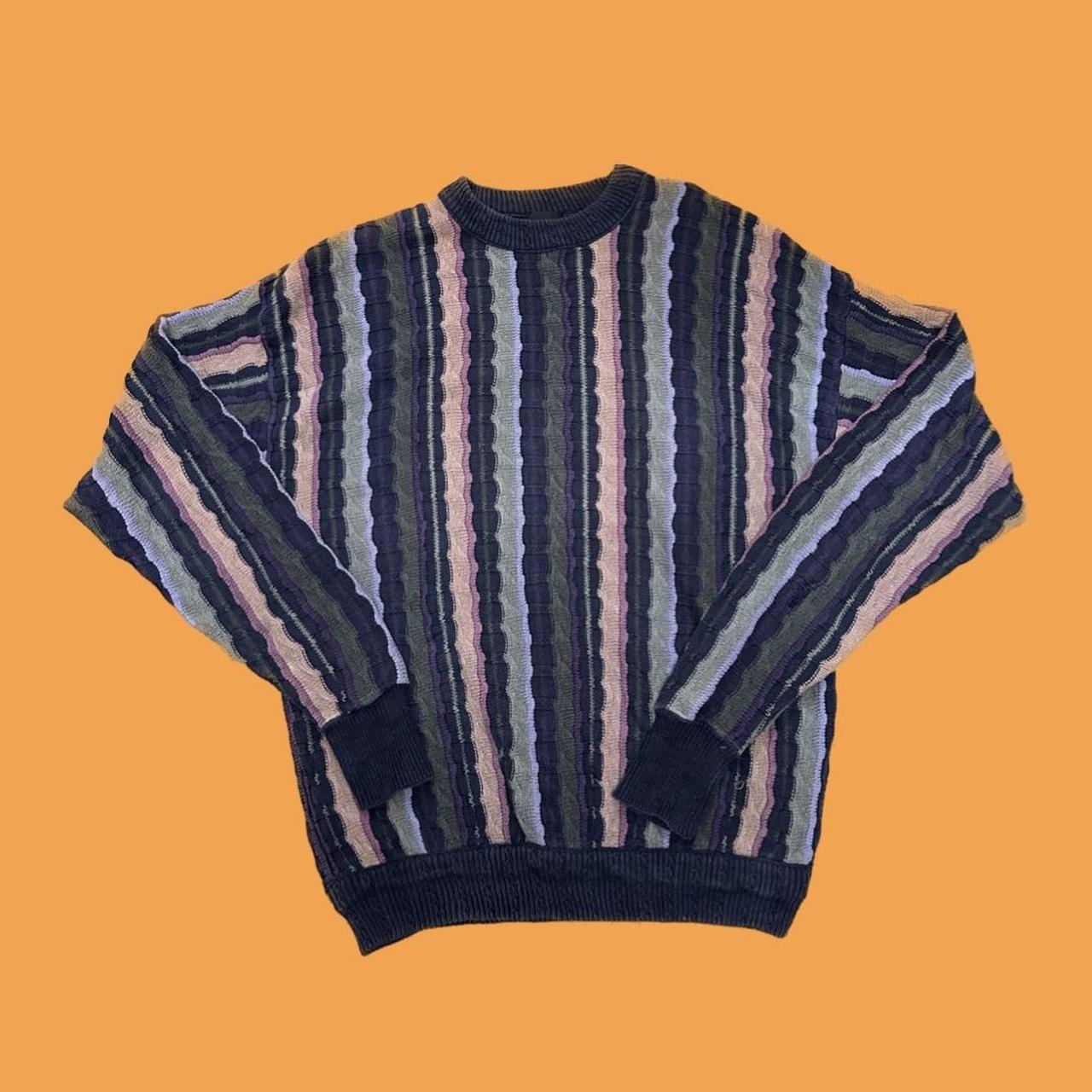 [ Vintage Jumper ] - 100% Cotton - Shoulder :... - Depop