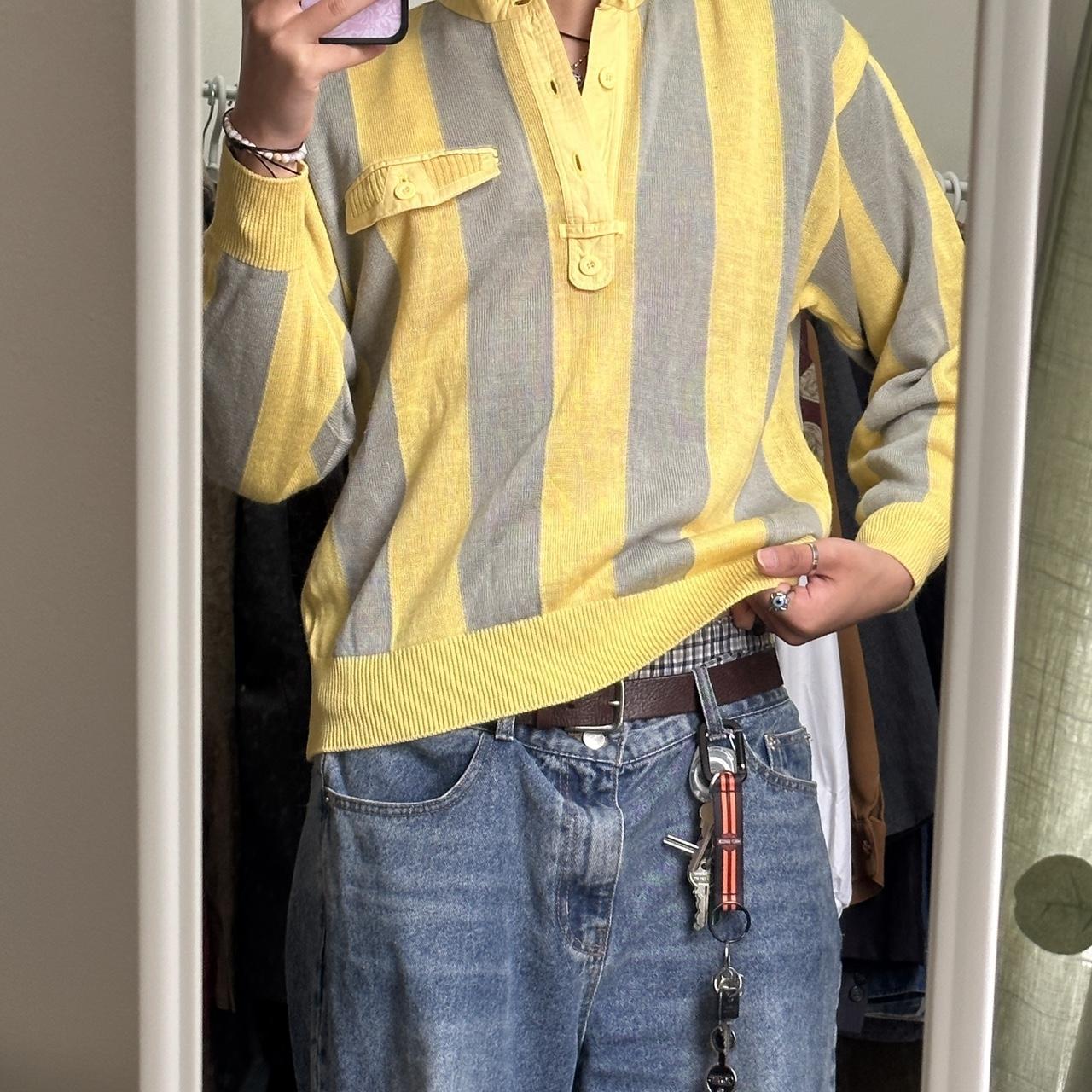 [ Vintage Japanese Jumper ] - 55% Hemp - 45%... - Depop