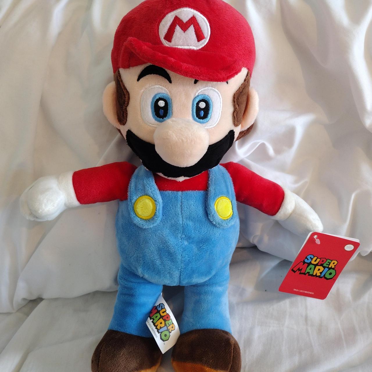 Authentic Nintendo Mario plush toy. Item is brand... - Depop