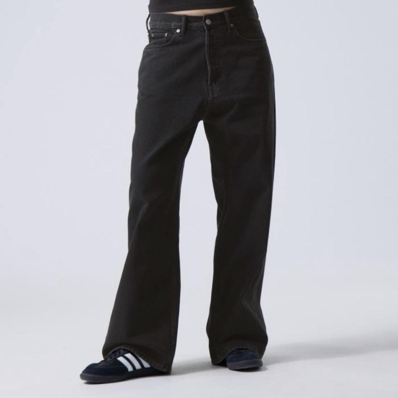 Weekday Women's Black Jeans | Depop