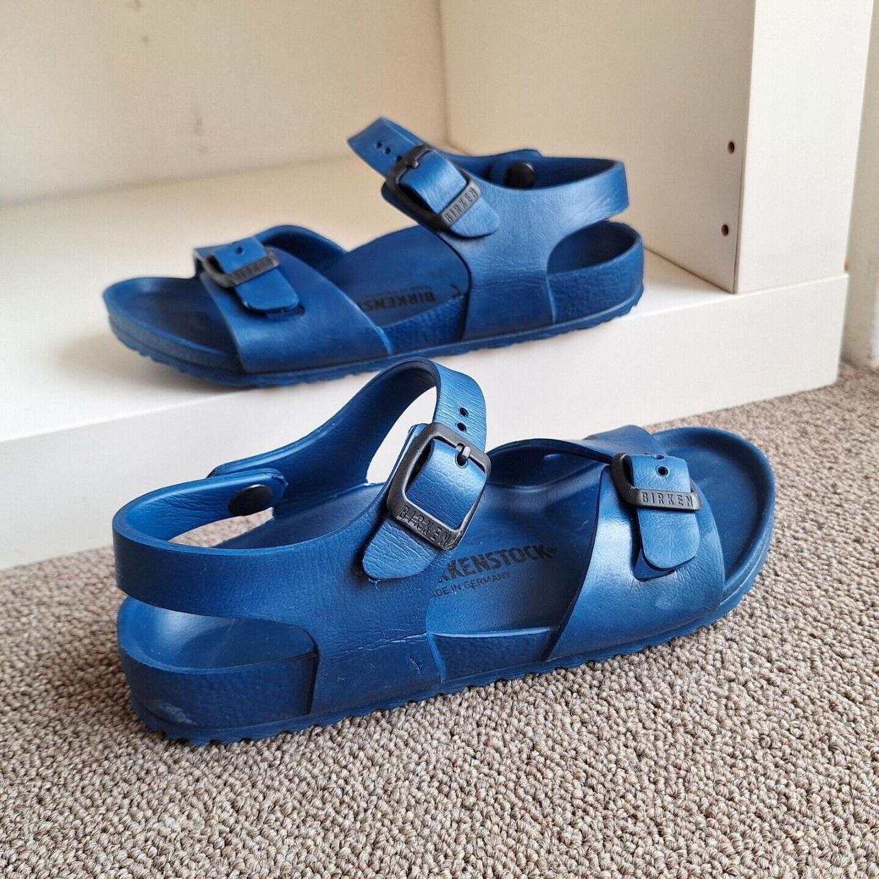 Birkenstock Rio Kids EU 31 US 13 Sandals EVA Blue... - Depop