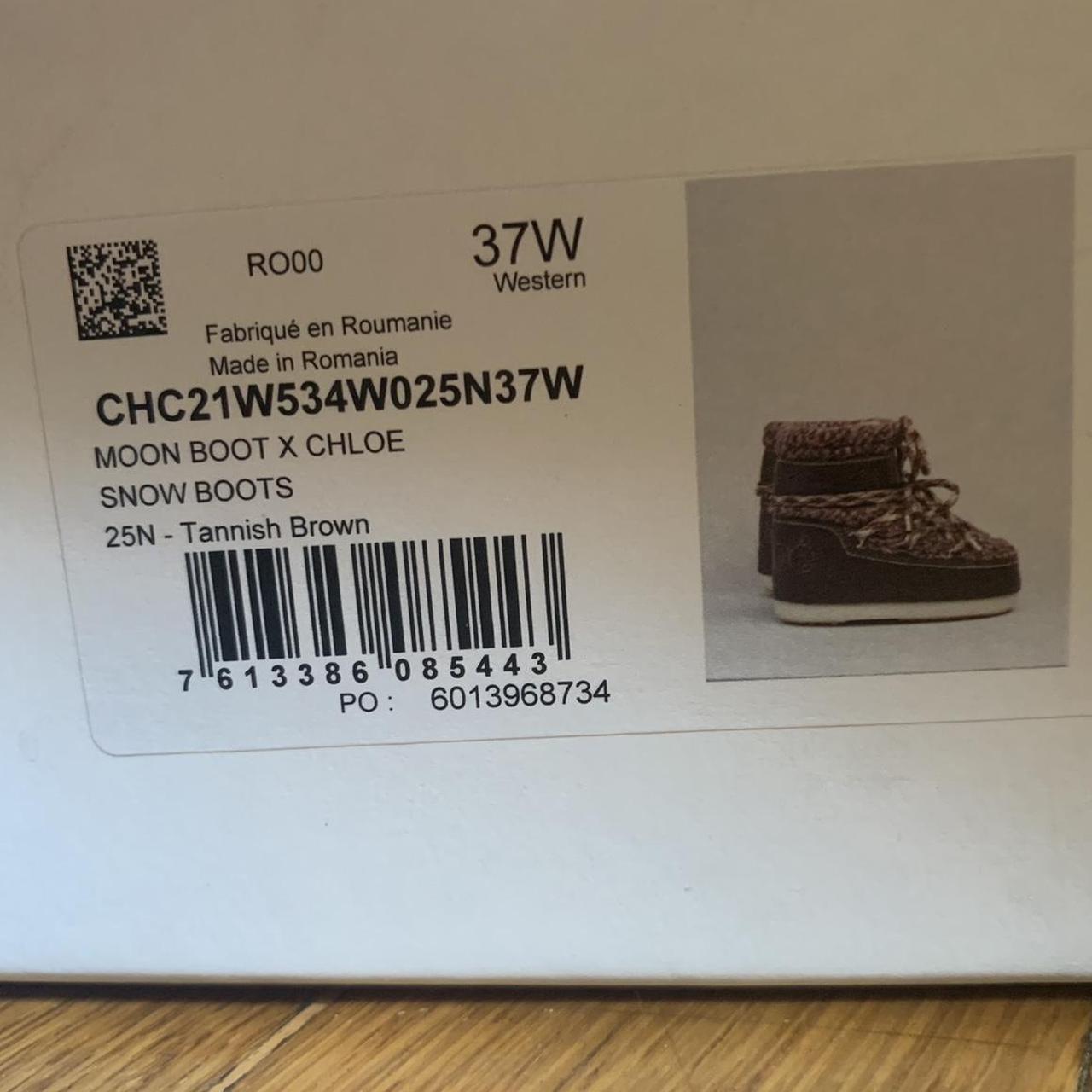 Brown Moon Boot Chloe X Moon Boots Never worn.... | Depop