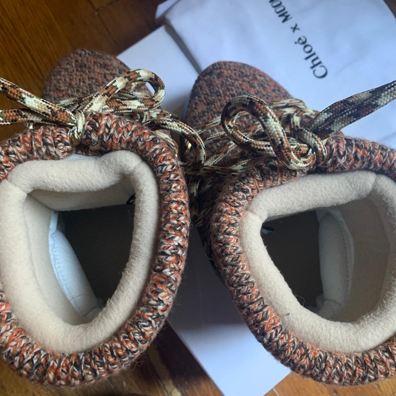 Brown Moon Boot Chloe X Moon Boots Never worn.... | Depop