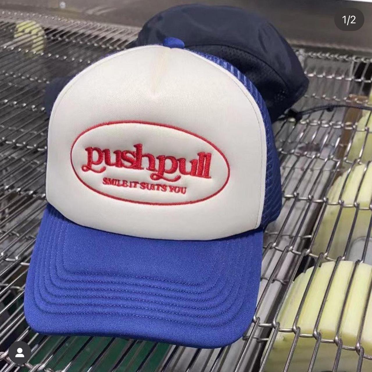 push pull trucker hat brand new, never worn... - Depop