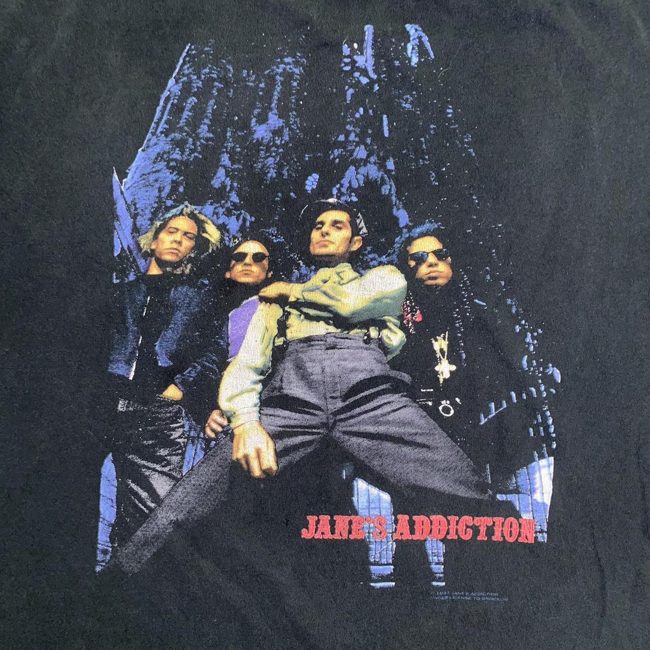 Rare vintage 90s janes addiction band tour t shirt... - Depop