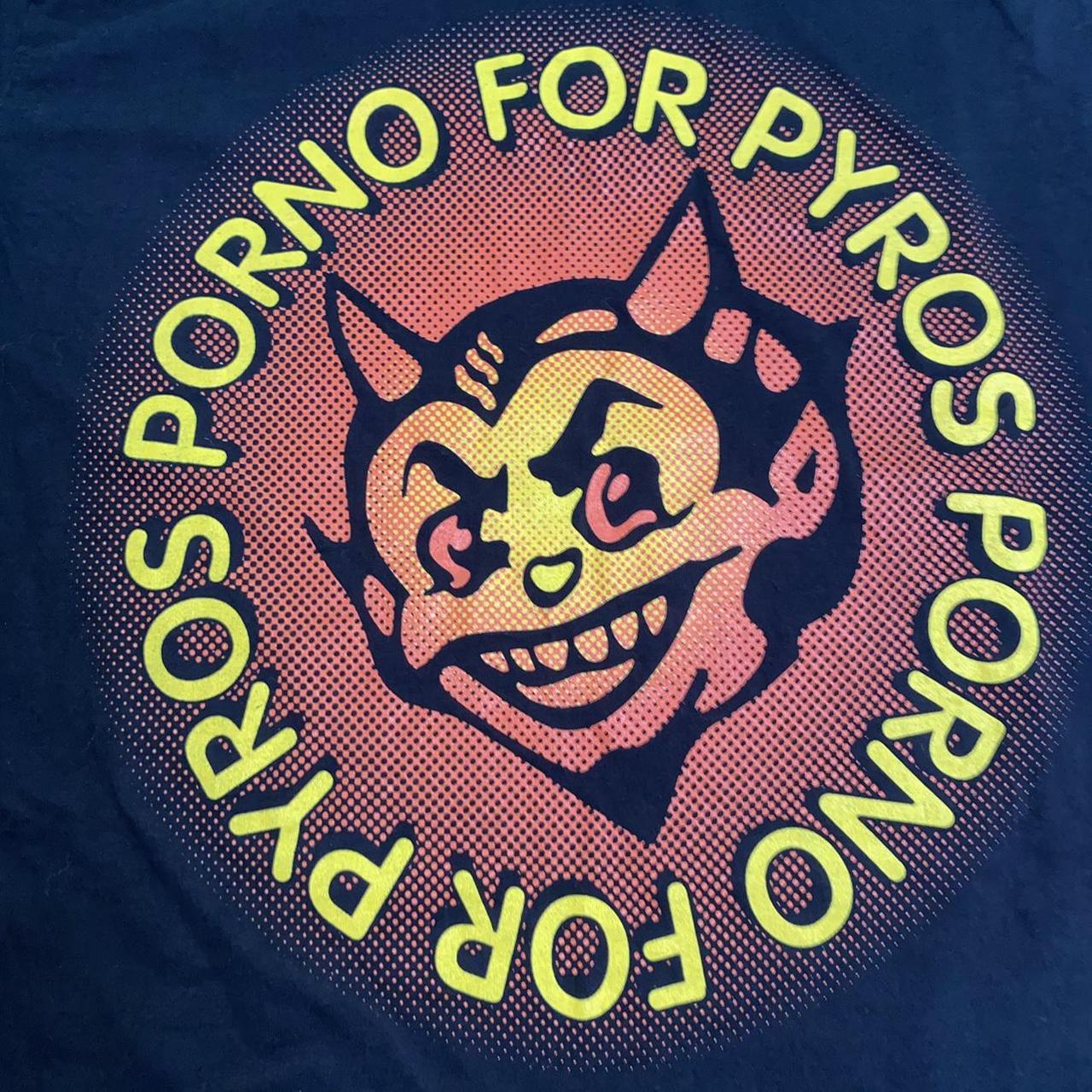 Rare vintage porno for pyros band tour t shirt 90s... | Depop
