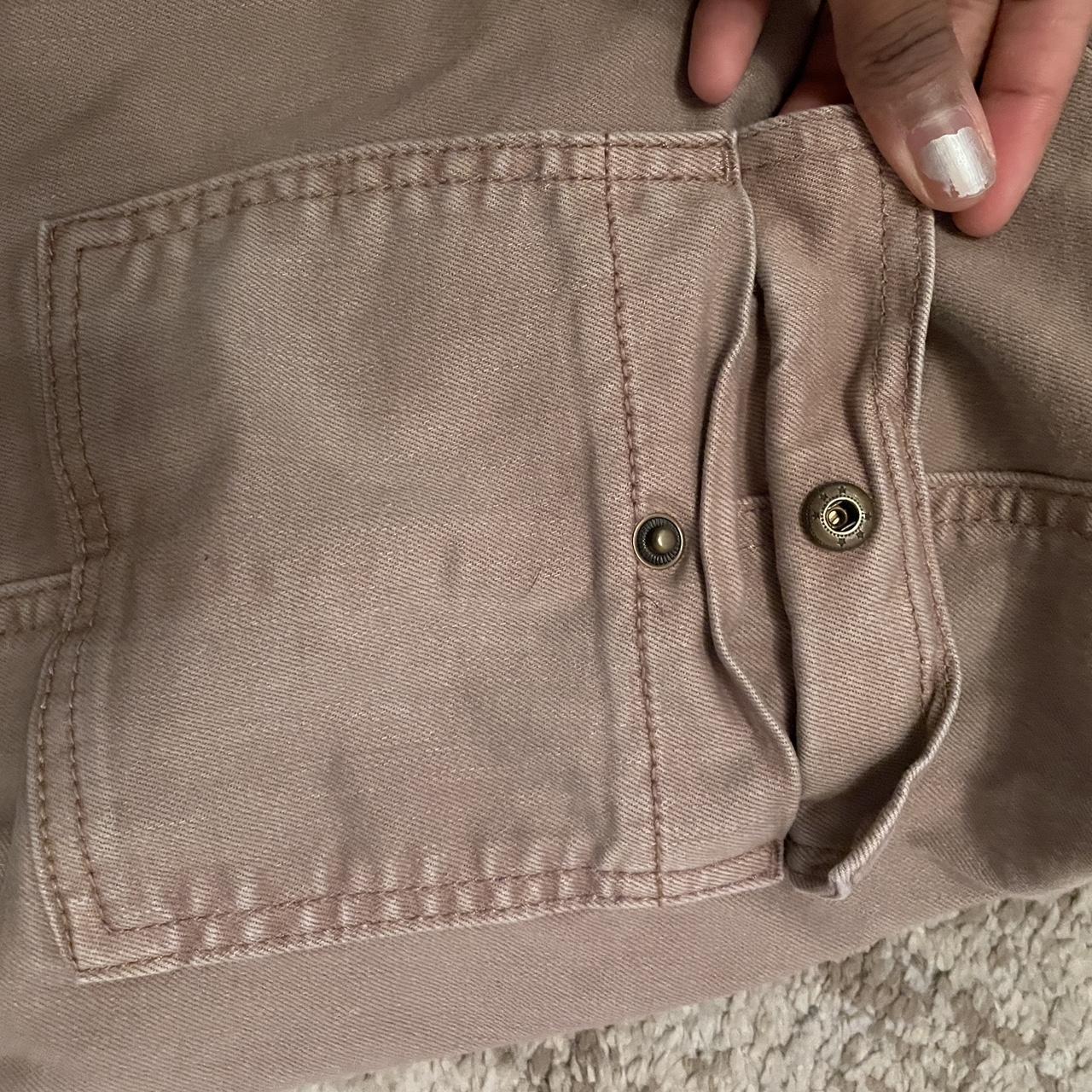light brown cargo pants -boyfriend fit- #cargo... - Depop