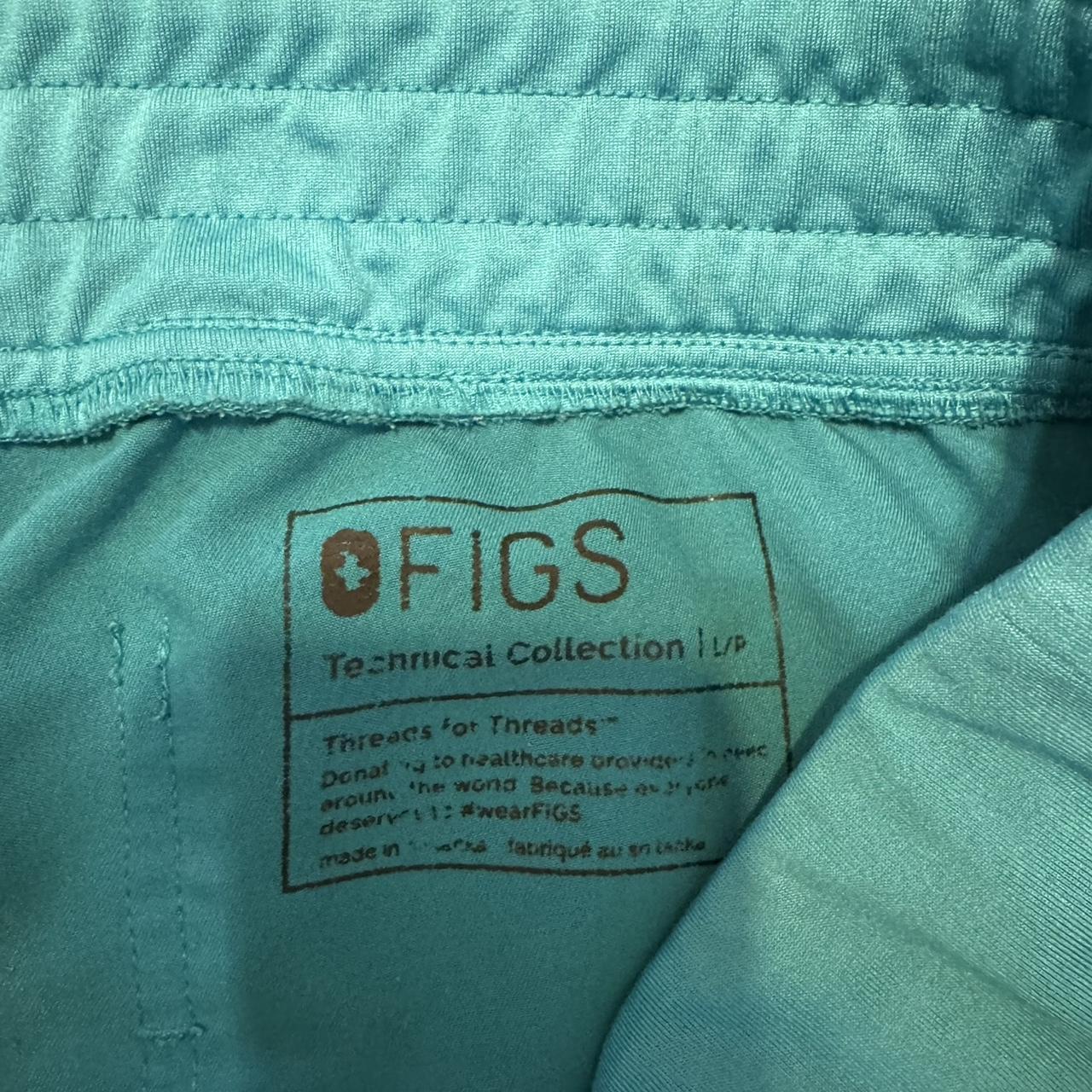 Large Figs teal bottoms #wearFIGS #FIGS #large... - Depop