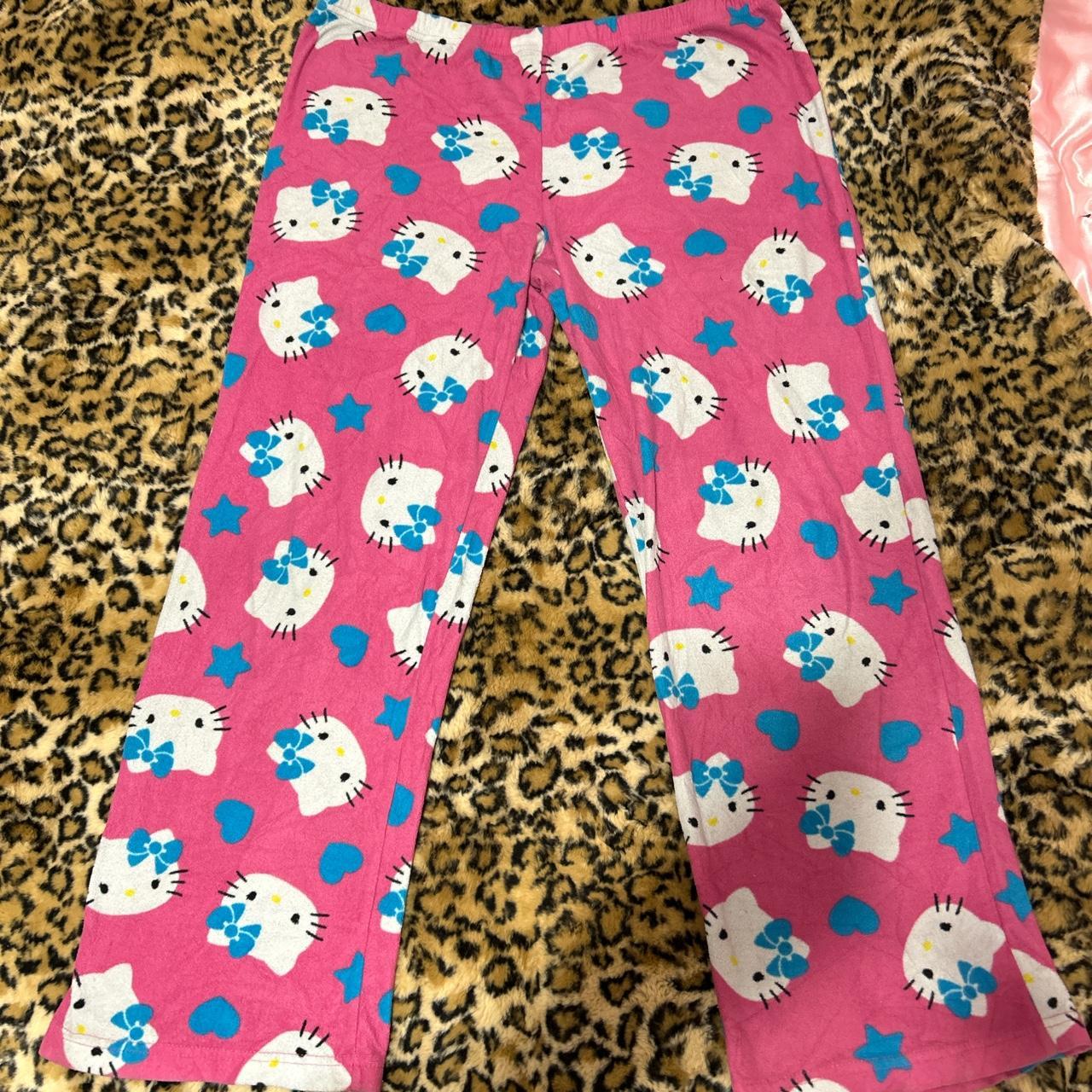 Hello Kitty PJ Pants 🩷 * good/fair condition-... - Depop