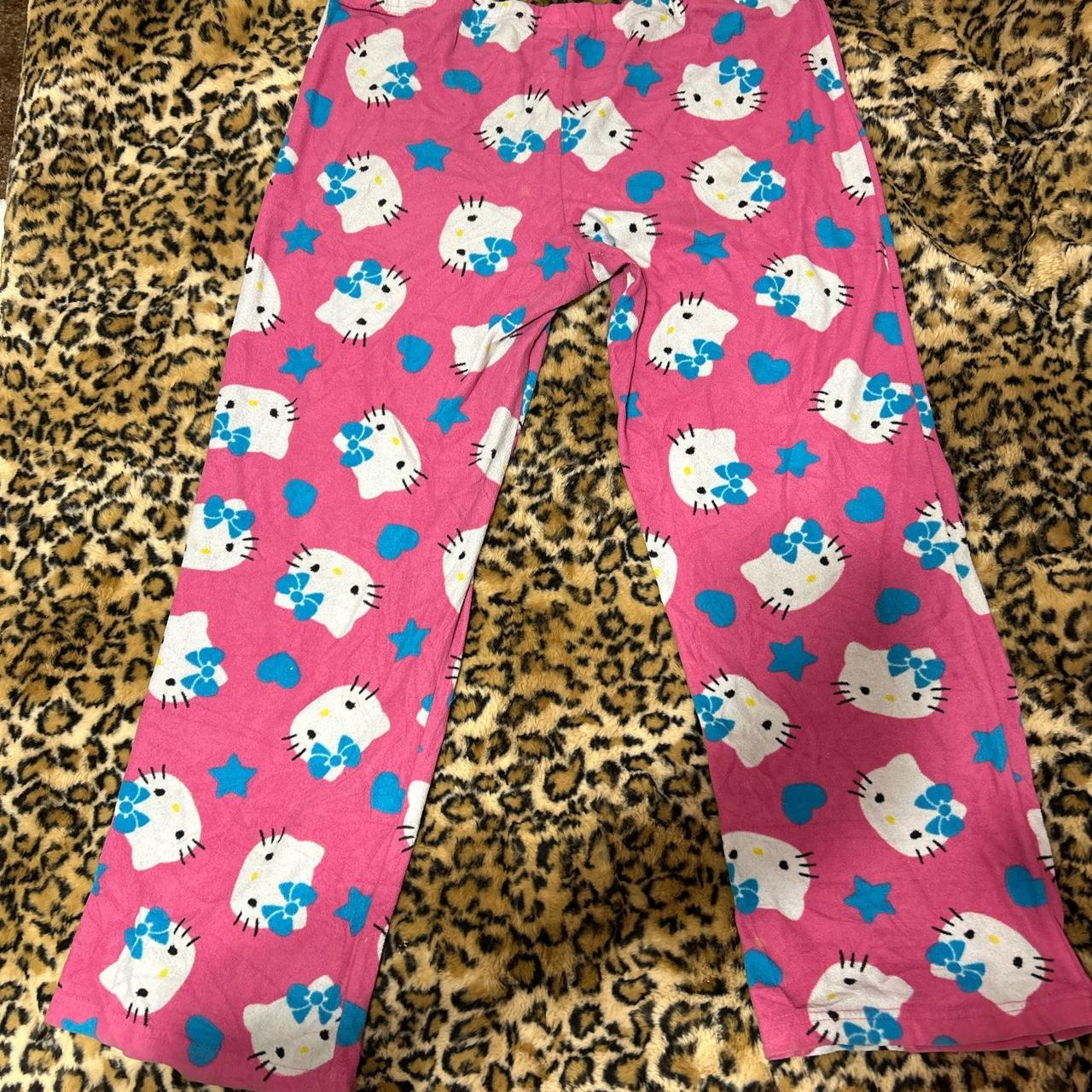 Hello Kitty PJ Pants 🩷 * good/fair condition-... - Depop