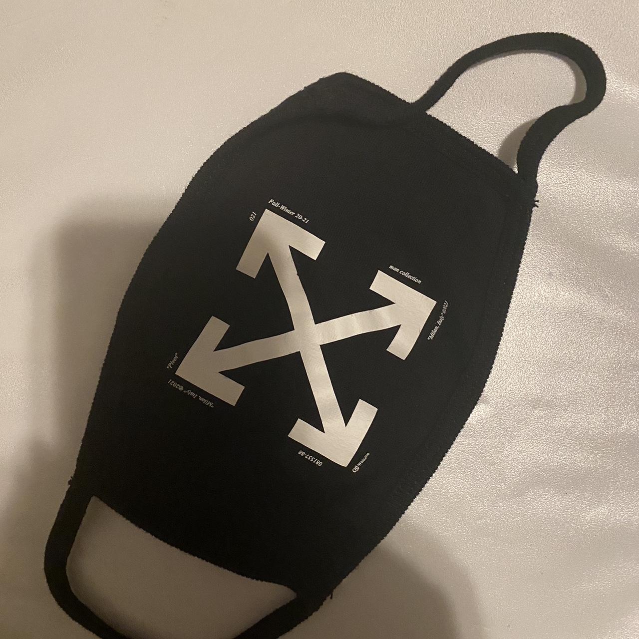 Off-White Black and White Face-masks | Depop